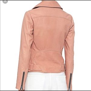 A.L.C. | Jackets & Coats | Alc Duvall Moto Jacket Blush Pink Leather ...